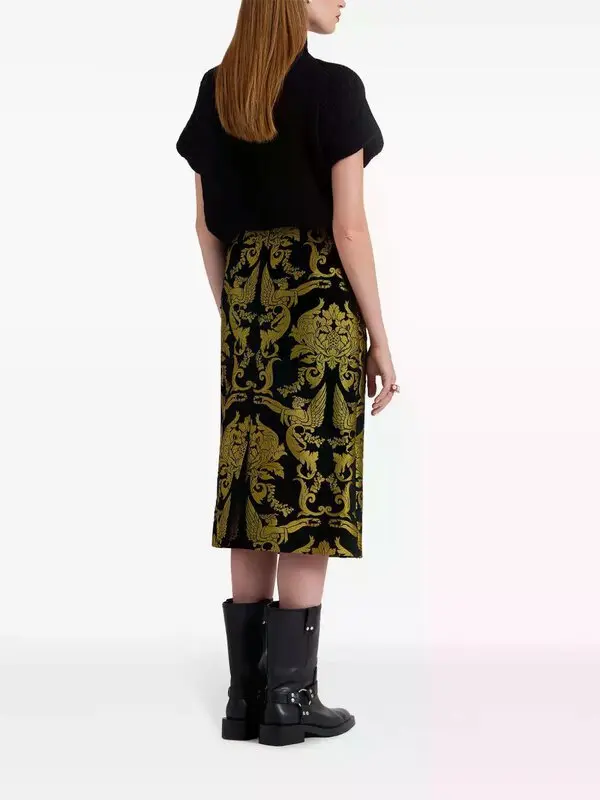 La DoubleJ Printed Pencil Skirt