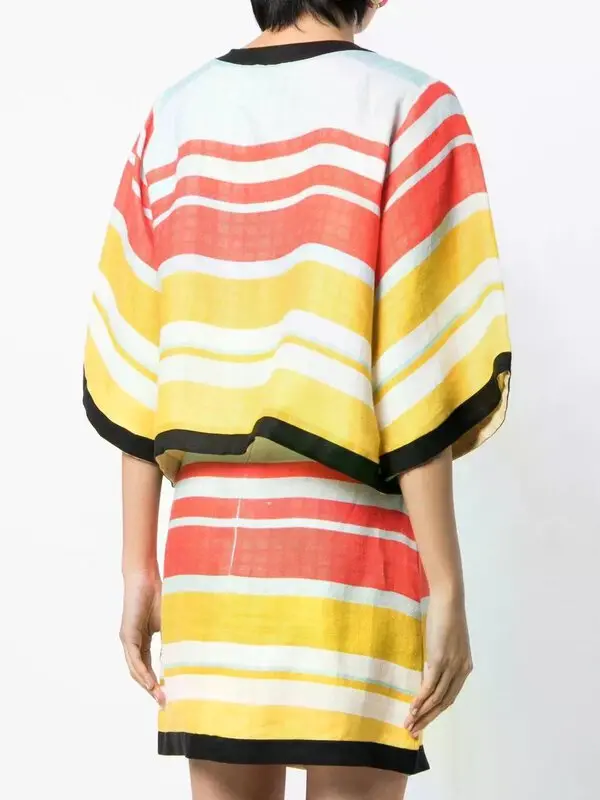 BAMBAH Cairo Striped Bolero Jacket - Multicolour