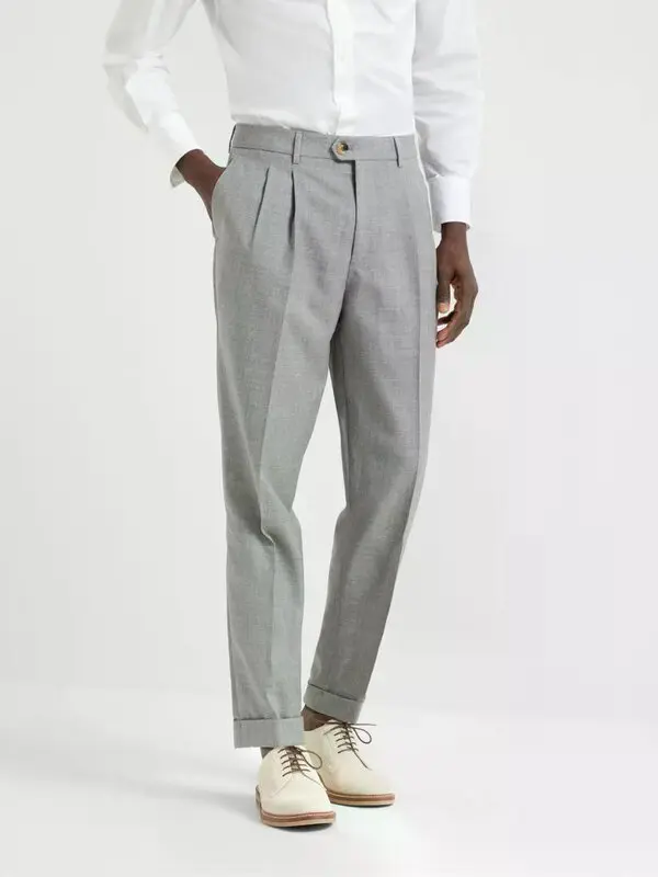 Brunello Cucinelli Pleat-detail Tailored Trousers