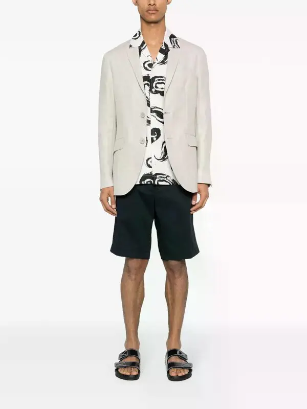 Etro Pegaso Embroidered Shorts