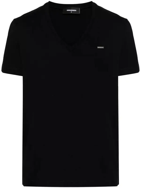 Dsquared2 Logo-plaque Cotton T-shirt