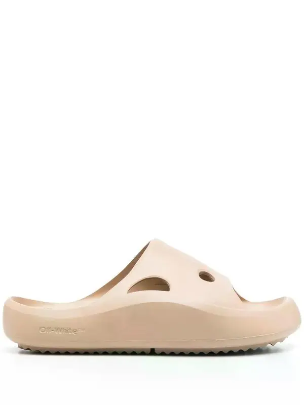 Off-White Meteor Cut-out Slides - Neutrals