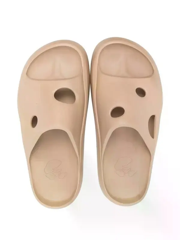 Off-White Meteor Cut-out Slides - Neutrals