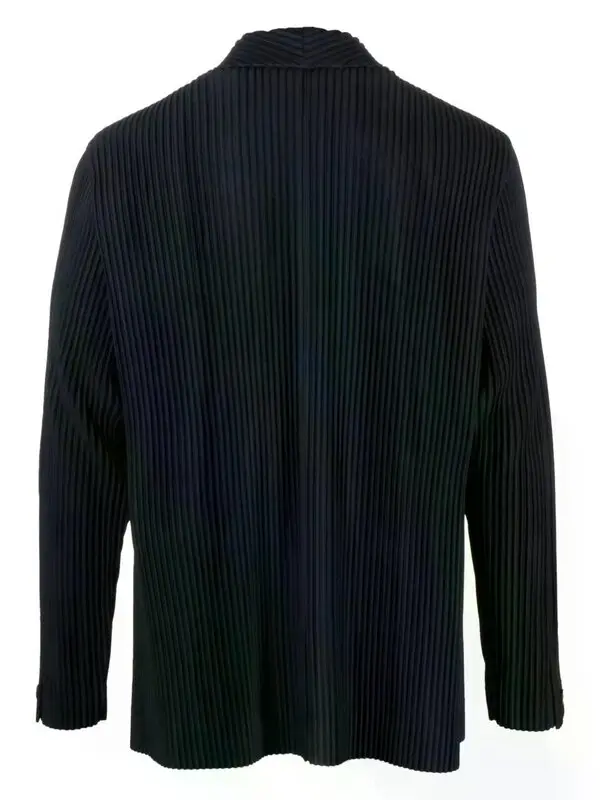 Issey Miyake Notched-lapels Pleated Blazer