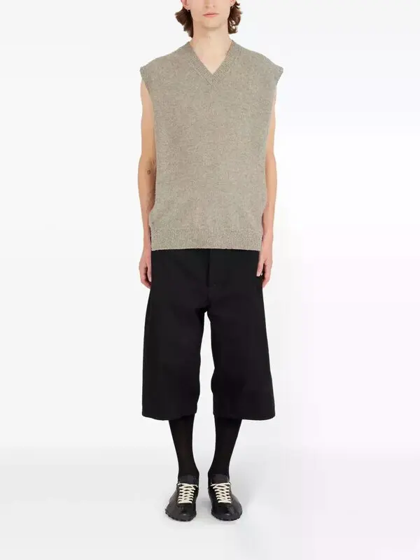 MAISON MARGIELA Cut-out Detailing Vest - Neutrals