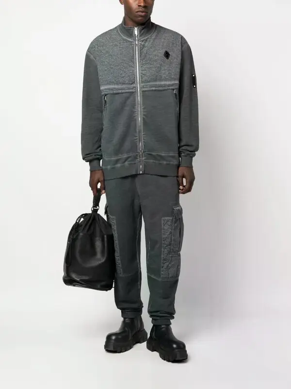 A-COLD-WALL* Zip-up Washed Cotton Sweatshirt