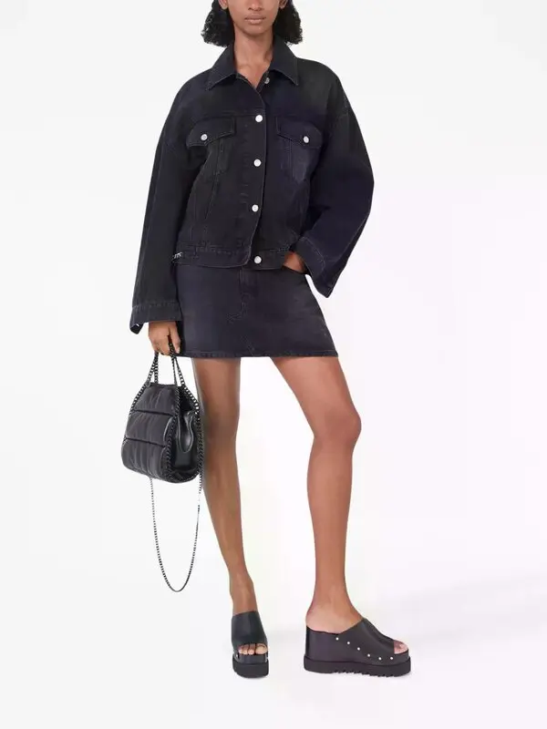 Stella McCartney Falabella Denim Mini Skirt