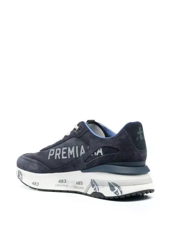 Premiata Moe Run Panelled Sneakers - Blue