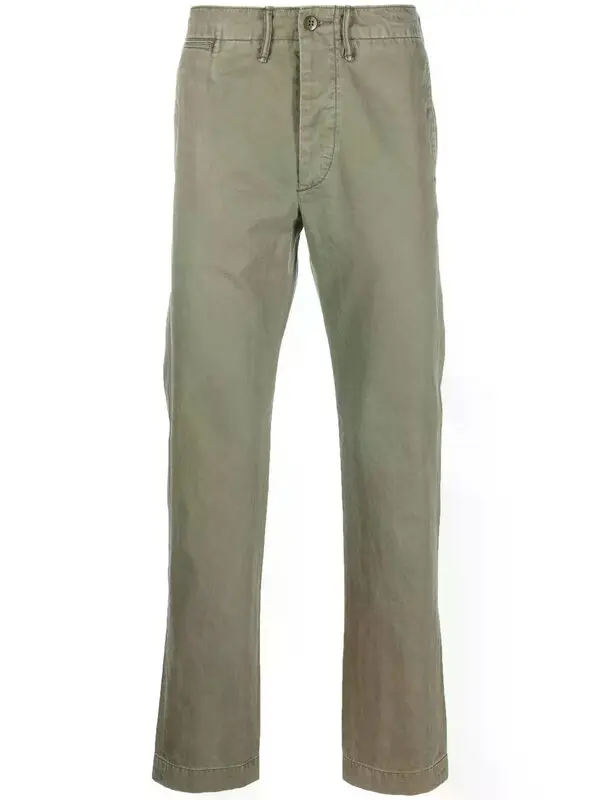 Ralph Lauren Officer's Straight-leg Trousers - Green