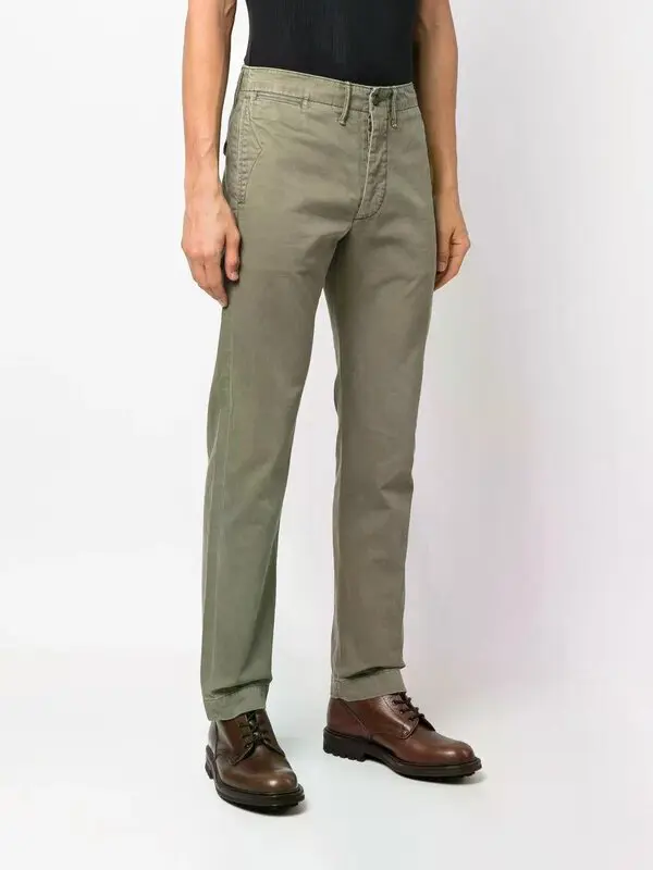 Ralph Lauren Officer's Straight-leg Trousers - Green
