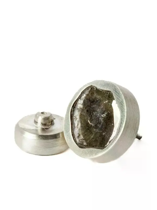 PARTS OF FOUR Diamond-encrusted Stud Earring - Silver
