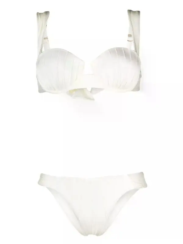 NOIRE SWIMWEAR Underwire Cup Bikini Set - Neutrals
