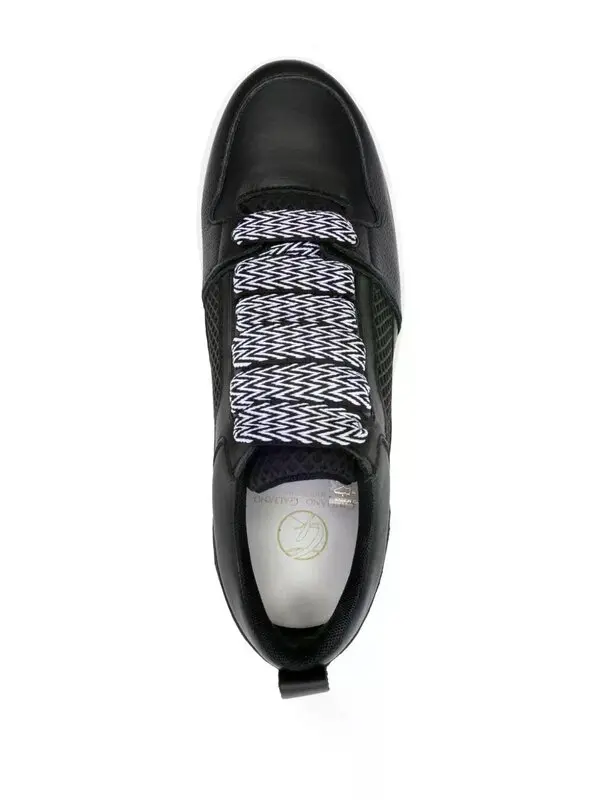 GIULIANO GALIANO Vyper Leather Sneakers - Black