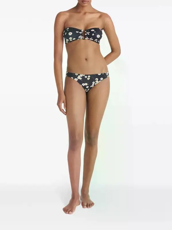 ERES Tendrement Floral-print Bandeau Bikini Top
