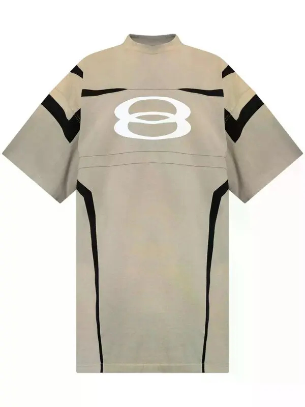 Balenciaga Logo-print Cotton T-shirt - Grey