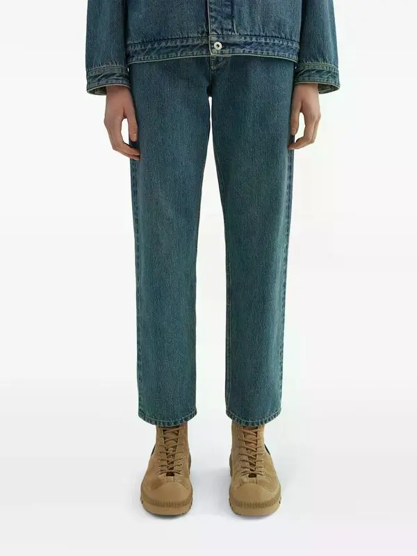 JIL SANDER Slim-cut Washed Denim Jeans