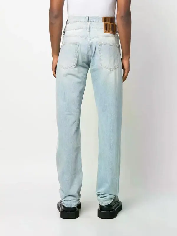 VTMNTS Double-layer Straight-leg Jeans - Blue