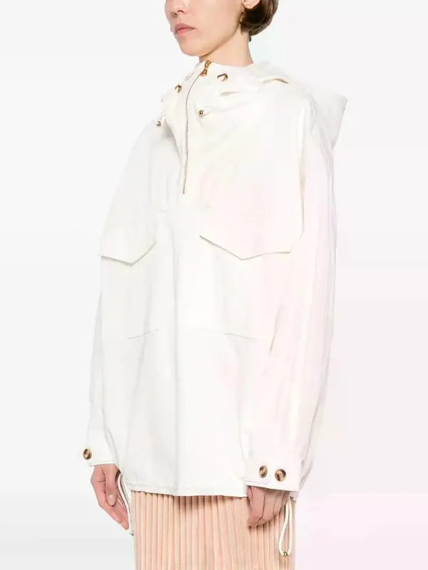 Zimmermann Hooded Pullover With Drawstring