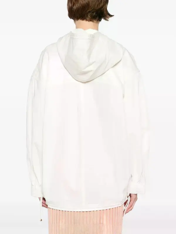 Zimmermann Hooded Pullover With Drawstring