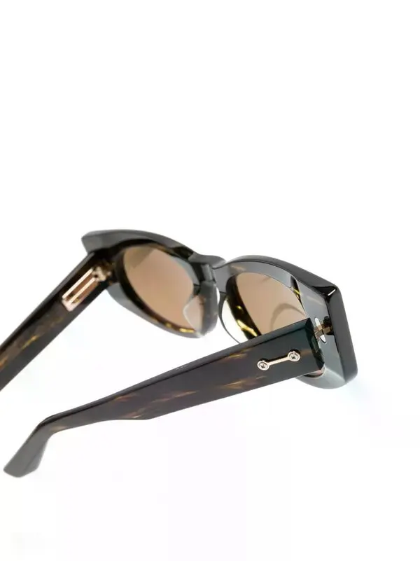 AKONI Aquila Oval-frame Sunglasses