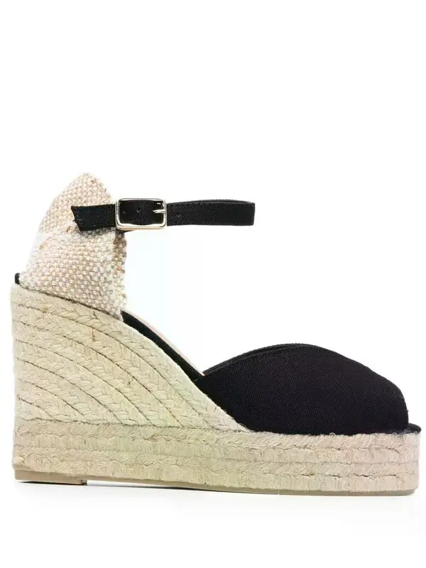 CastaÑer 105mm Carol Espadrilles - Black