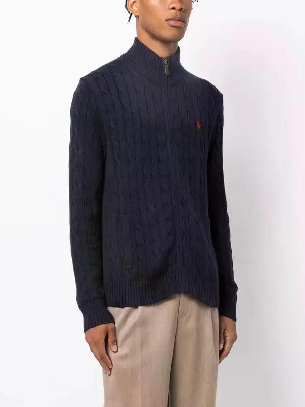 Polo Ralph Lauren Cable Knit Zip Cardigan