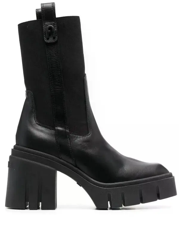 Furla Ridged Block-heel Boots
