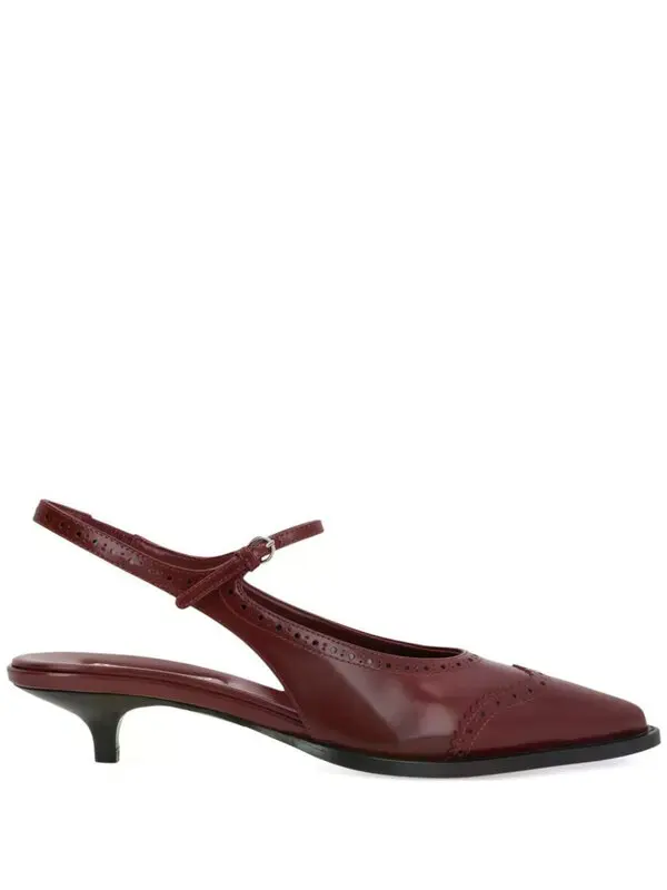 Miu Miu 35mm Slingback Brogue Pumps