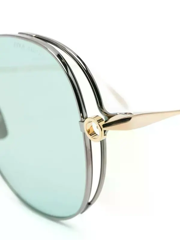 Dita Arohz Oversize Round Frame Sunglasses