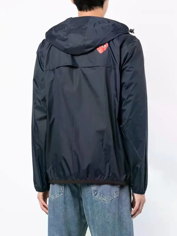 Play Comme Des Garcon X K-way Zipped Hooded Jacket