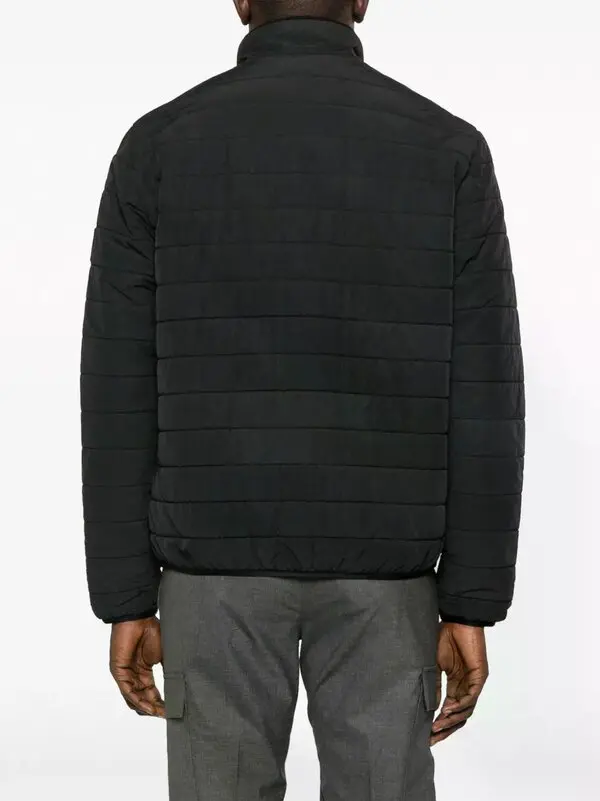 Tommy Hilfiger Padded Jacket With Embroidered Logo - Black