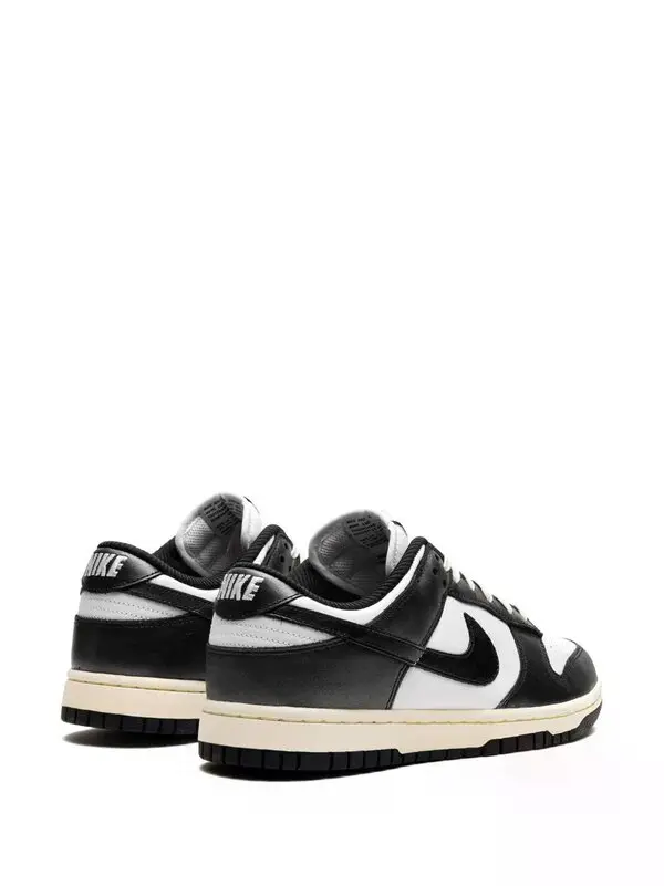 Nike Dunk Low Vintage Panda Sneakers - White