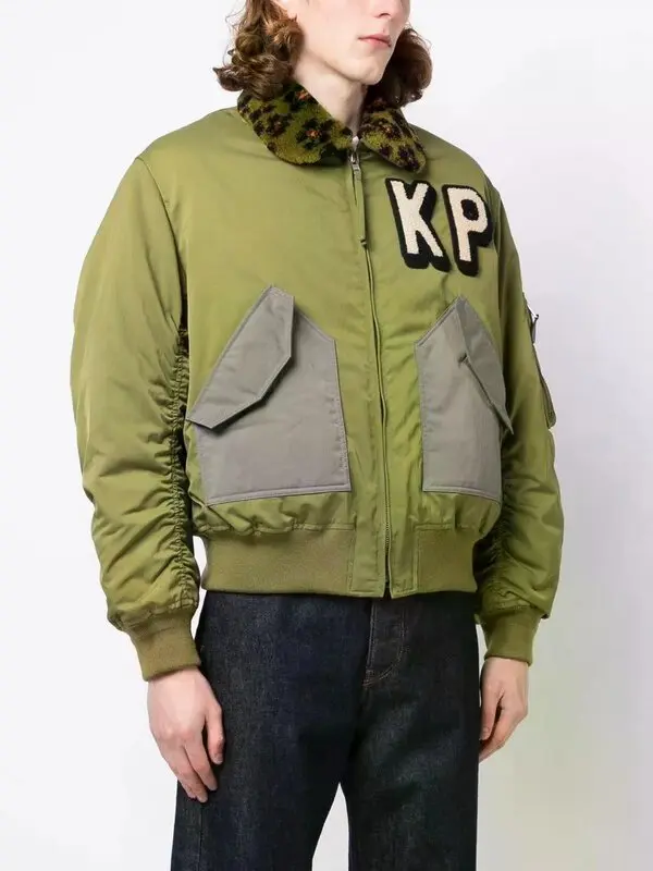 Kenzo Embroidered Logo Bomber Jacket