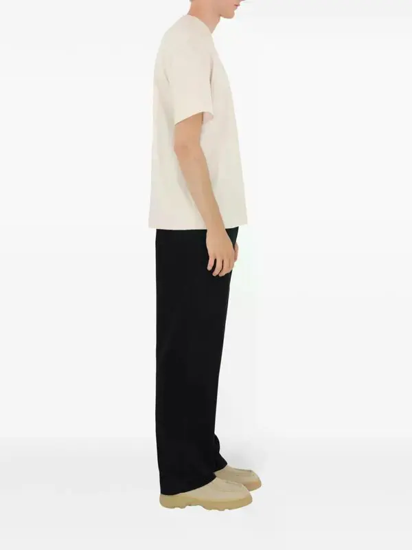 Burberry Logo-embroidered T-shirt