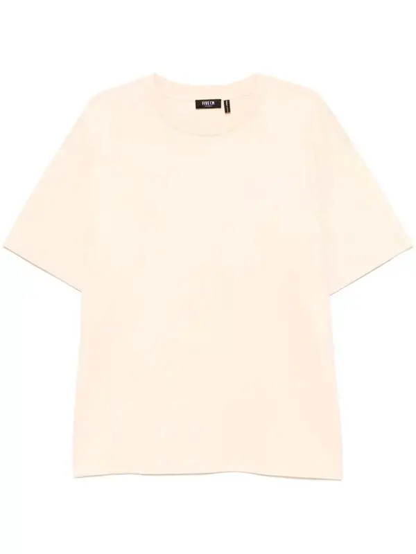 FIVE CM Embroidered T-shirt - Neutrals