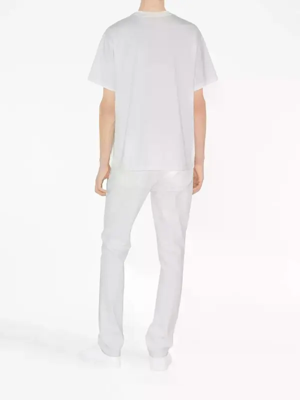 Burberry Jacquard Logo-embossed Cotton T-shirt