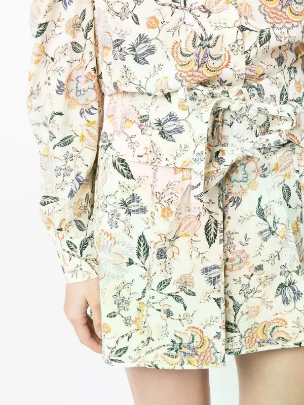 Ulla Johnson Quilted Silk Miniskirt