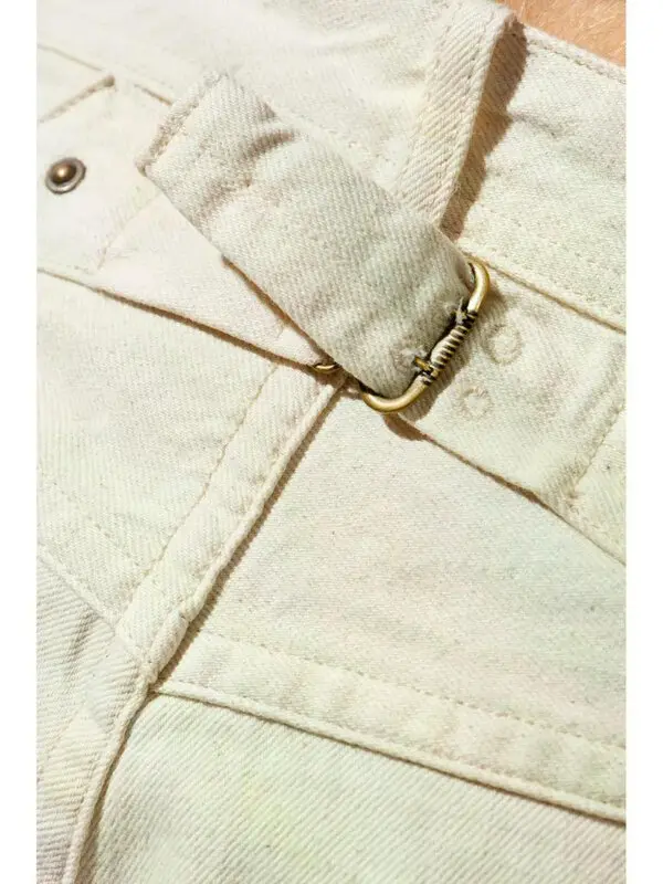 MAISON MARGIELA Buckled Straight Leg Jeans