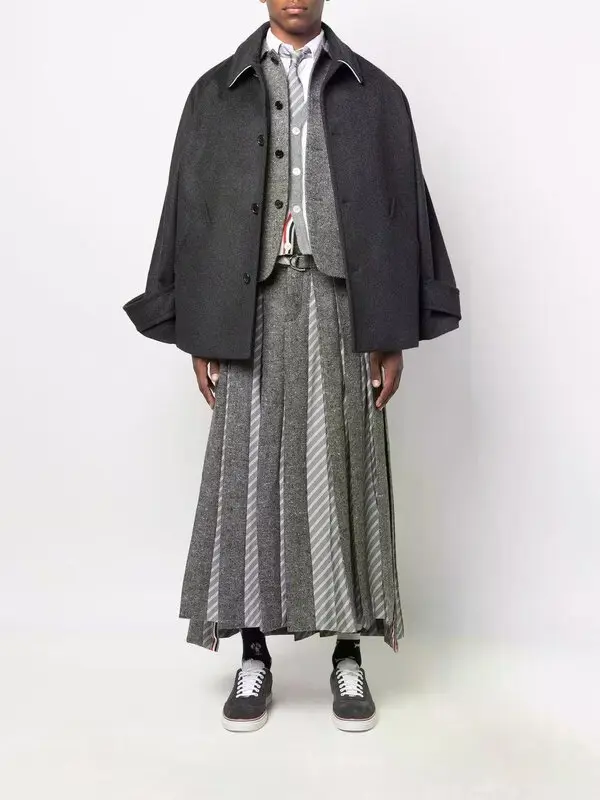 Thom Browne 4-bar Stripe Cashmere Cardigan