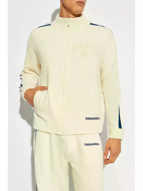 Dsquared2 Zip-up Logo Sweatshirt