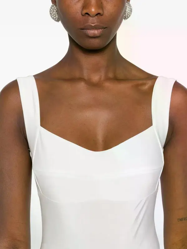 ATU BODY COUTURE Square-neck Bodysuit - White