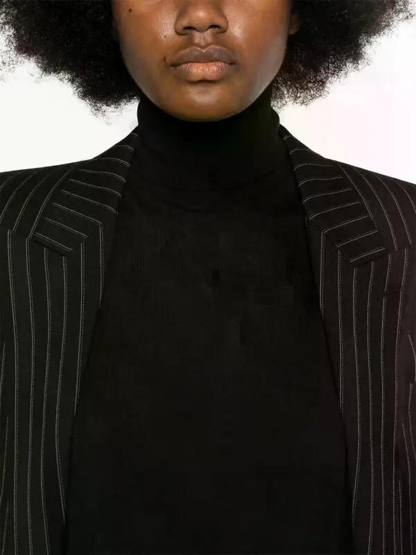 Saint Laurent High-neck Wool Jumper