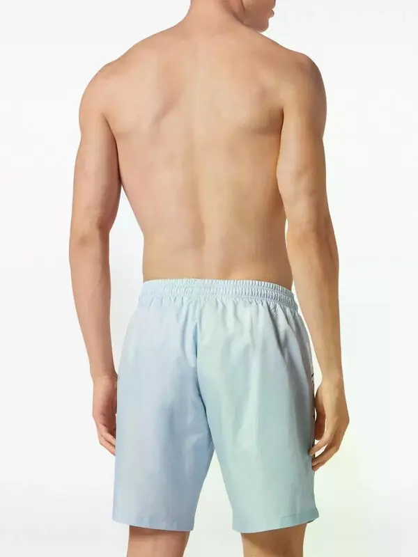 Philipp Plein Bulldogs-print Swim Shorts