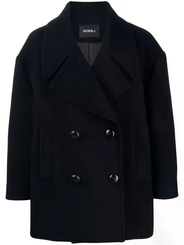 Goen.j Double-breasted Peacoat