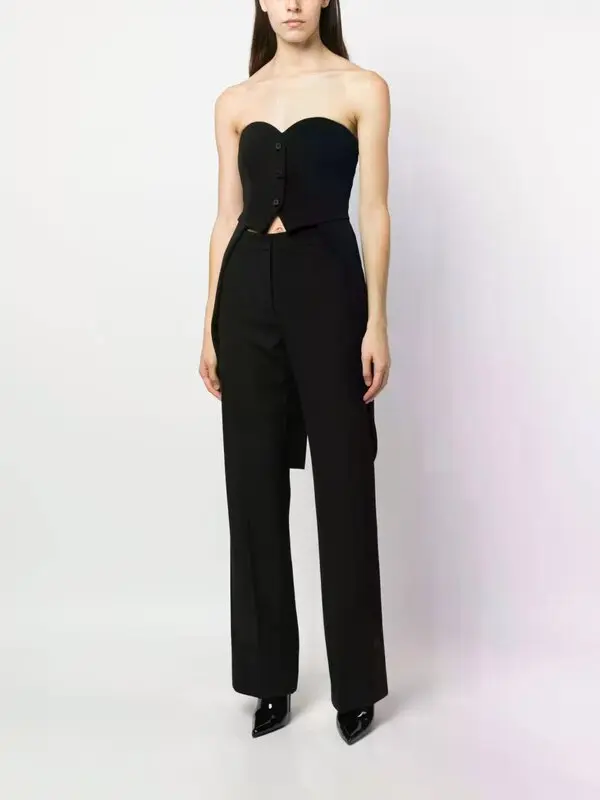Moschino High-rise Straight-leg Trousers