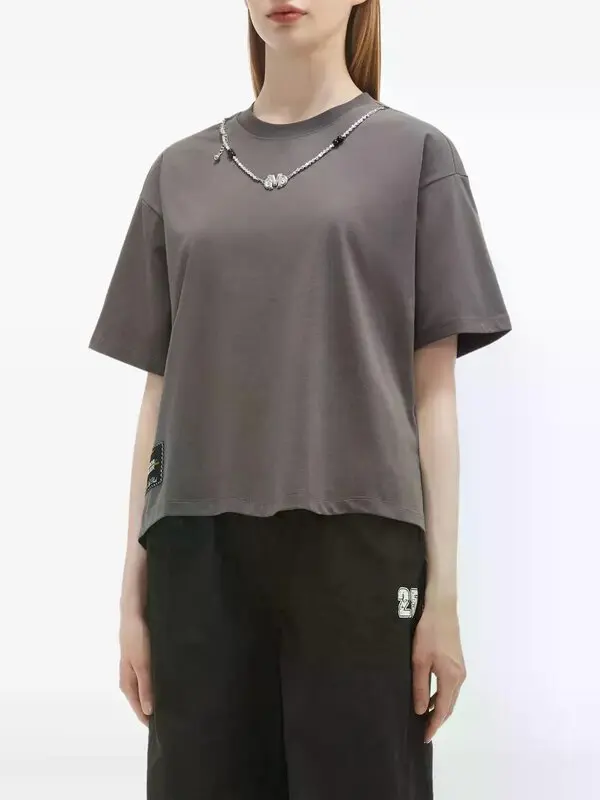 MUSIUM DIV. Chain-detail Crewneck T-shirt
