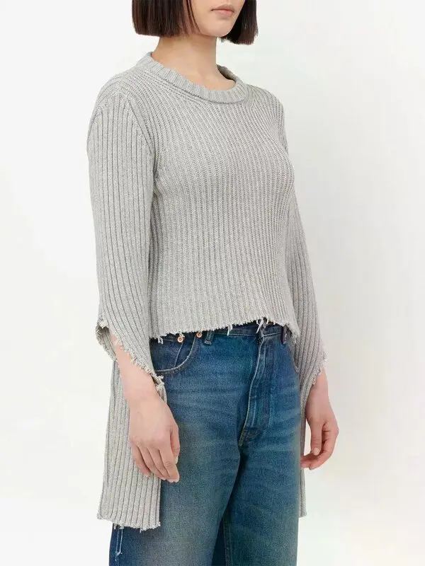 MAISON MARGIELA Ribbed Cut-out Jumper