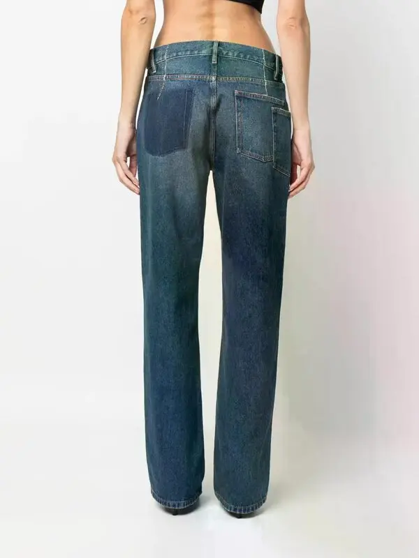 Gauchère Cut-out Straight-leg Jeans