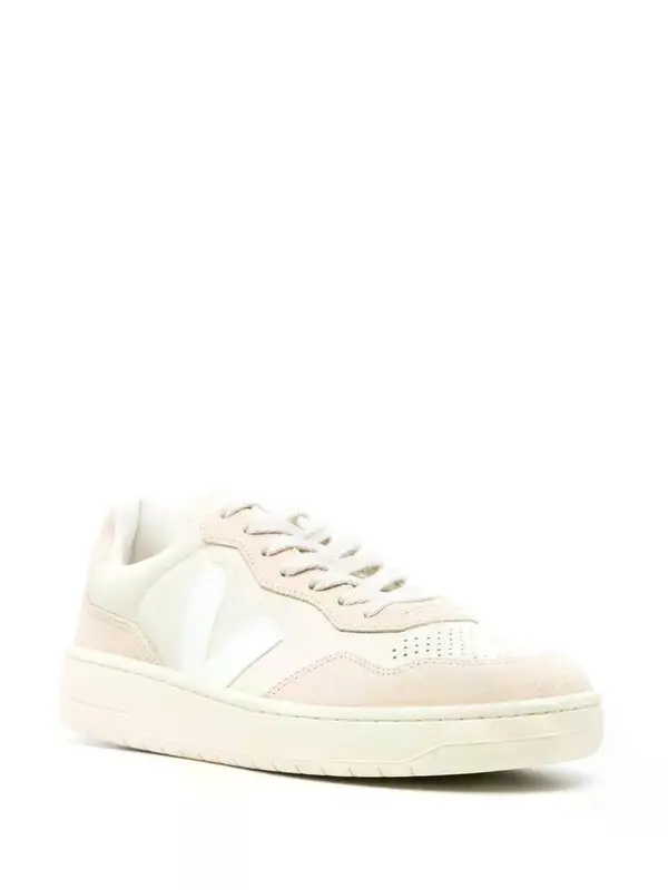 VEJA V-90 Panelled Low-top Suede Sneakers