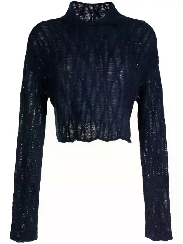 Voz Manos Cable High-neck Jumper